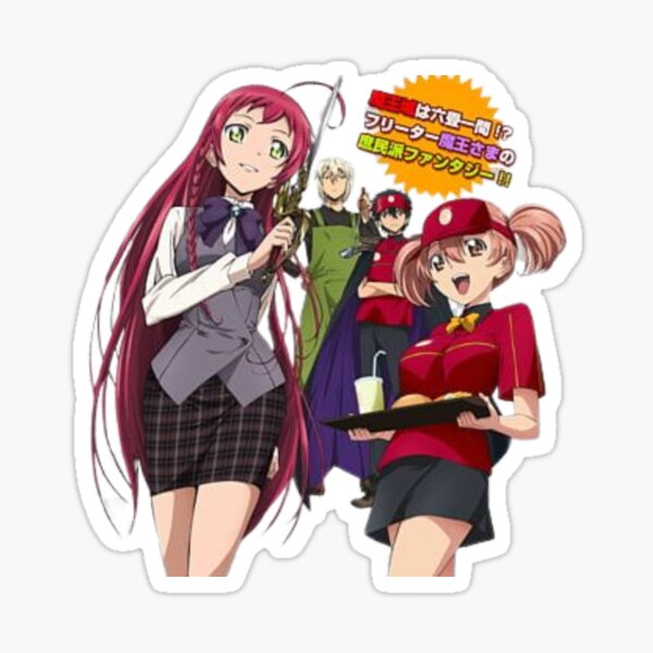 " The Devil Is a Part-Timer" Sticker for Sale by anime-022 | Redbubble