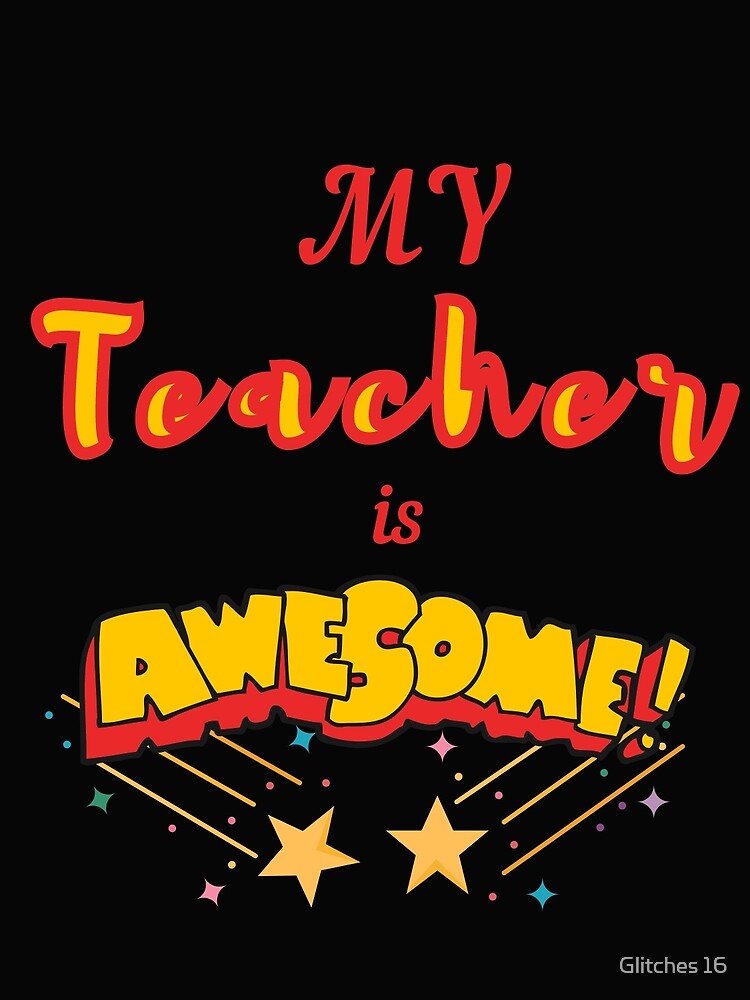 " Awesome teacher| cool teacher| super teacher" Poster for Sale by ...
