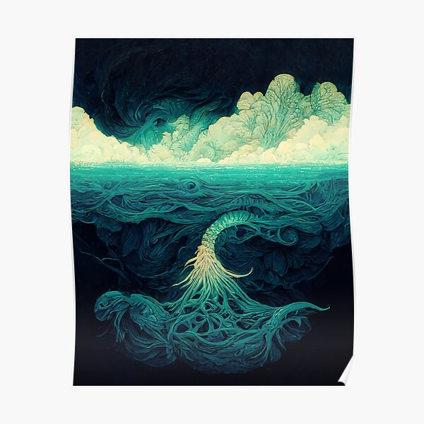 "Greek mythology : Charybdis 1" Poster for Sale by CEVmemories | Redbubble
