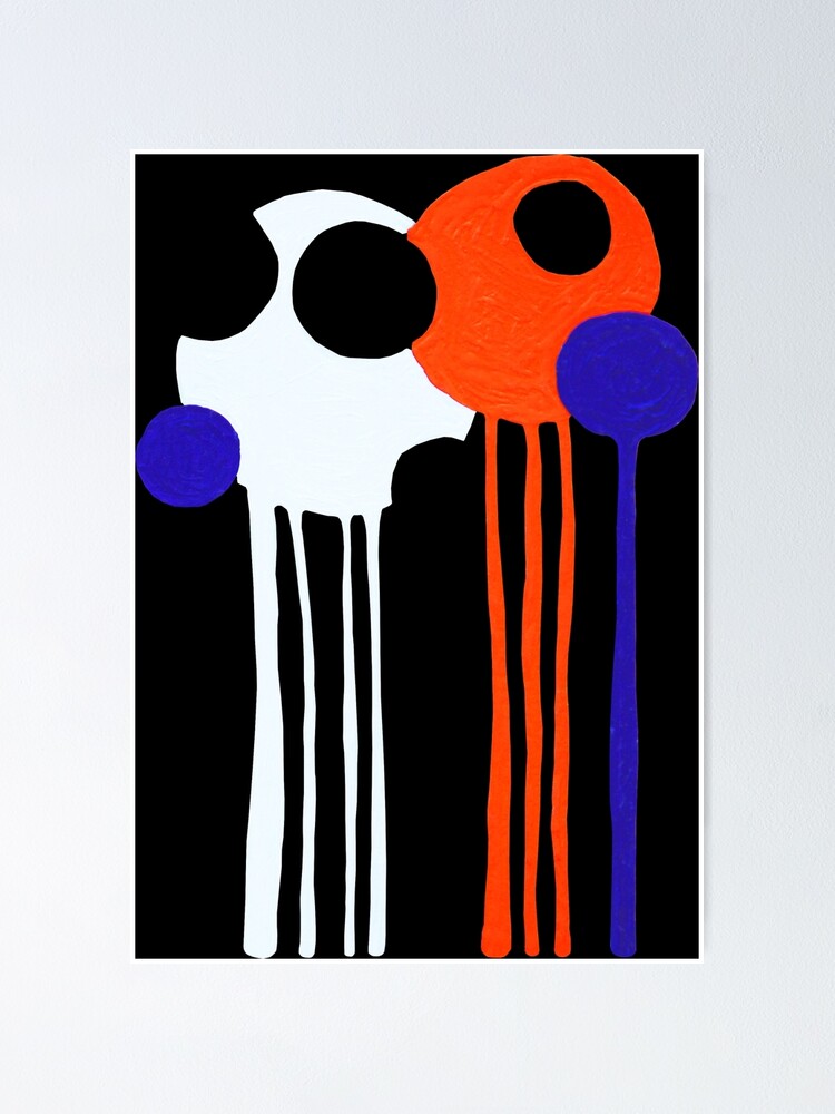 "circular blobs" Poster for Sale by MobsProject | Redbubble