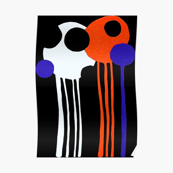 "circular blobs" Poster for Sale by MobsProject | Redbubble