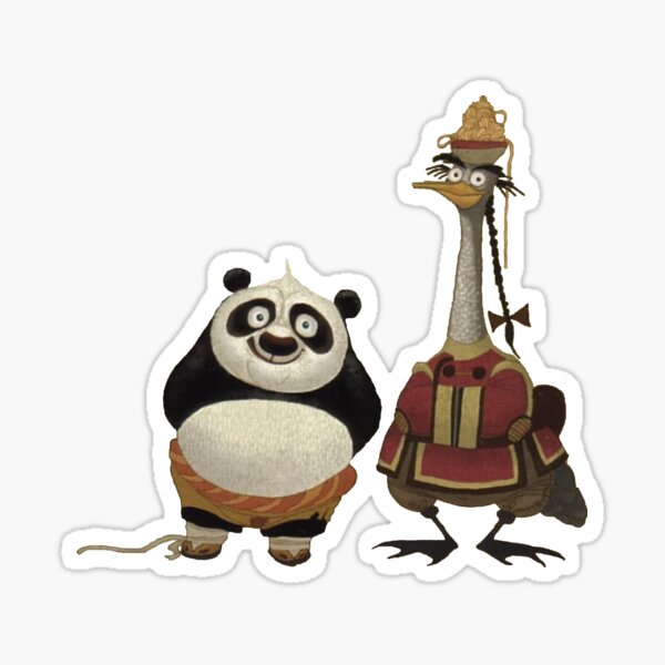 "Mr. Ping & Baby Po" Sticker for Sale by Cinemake | Redbubble