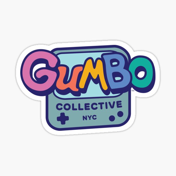 "Gumbo Logo" Sticker for Sale by GumboNYC | Redbubble