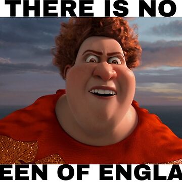 "There is no queen of england" Sticker for Sale by Kalmenlie | Redbubble