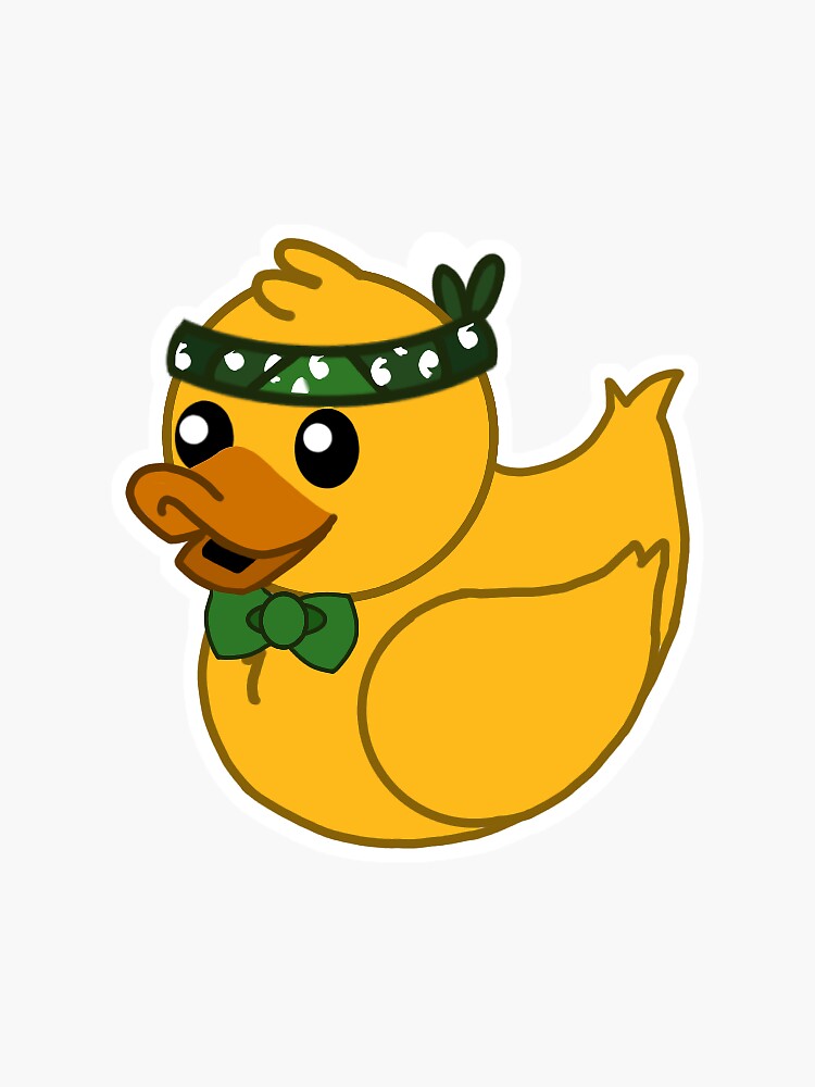 "Gangster duck green" Sticker for Sale by AlizeDesigns | Redbubble