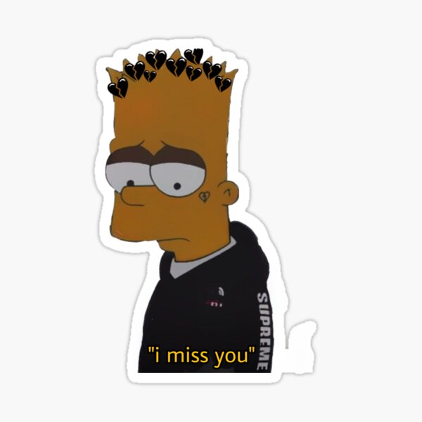"sad boy" Sticker for Sale by Chavela20 | Redbubble