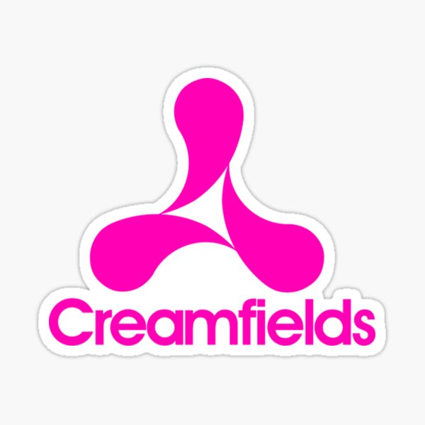 "Creamfields" Sticker for Sale by waterwhite155 | Redbubble