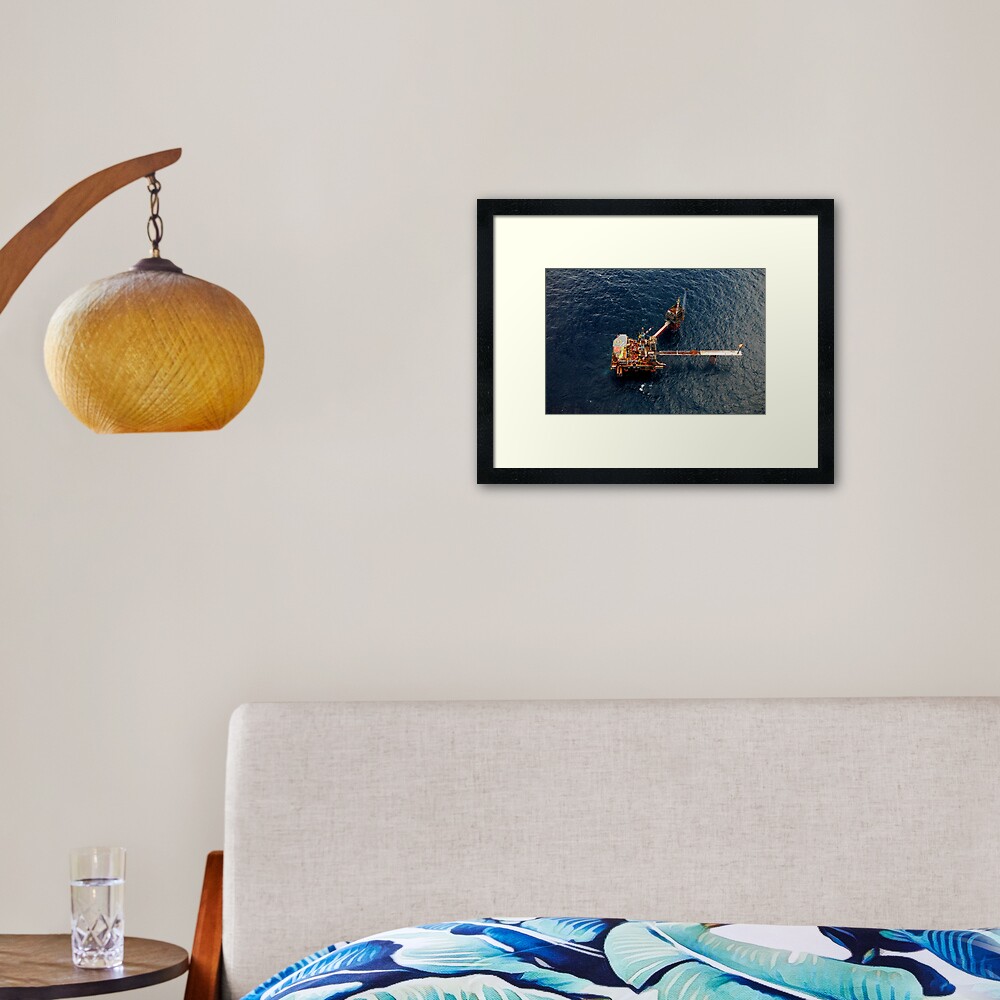 "Beryl Alpha platform" Framed Art Print for Sale by ropedope | Redbubble