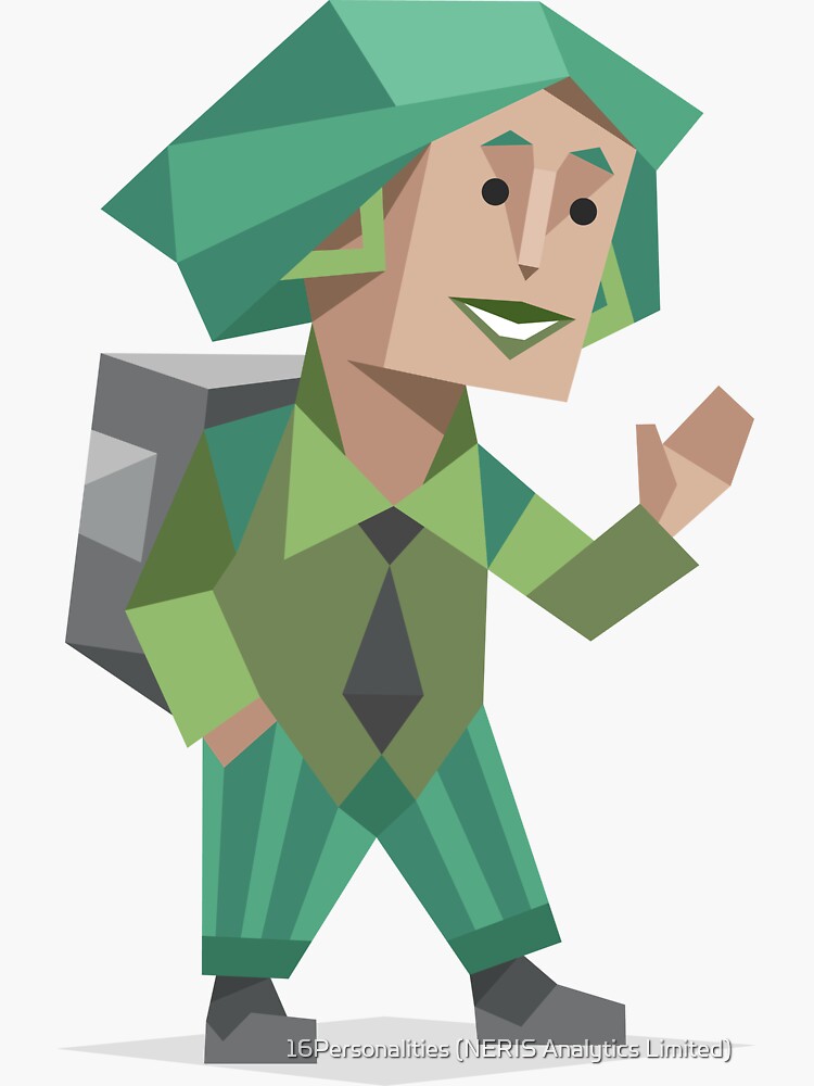 "Campaigner Personality (ENFP-A / ENFP-T)" Sticker for Sale by ...