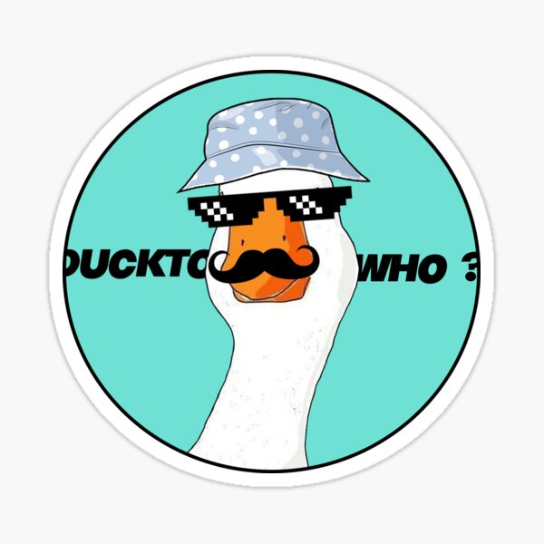 "Ducktor Who ? " Sticker for Sale by brasevko | Redbubble