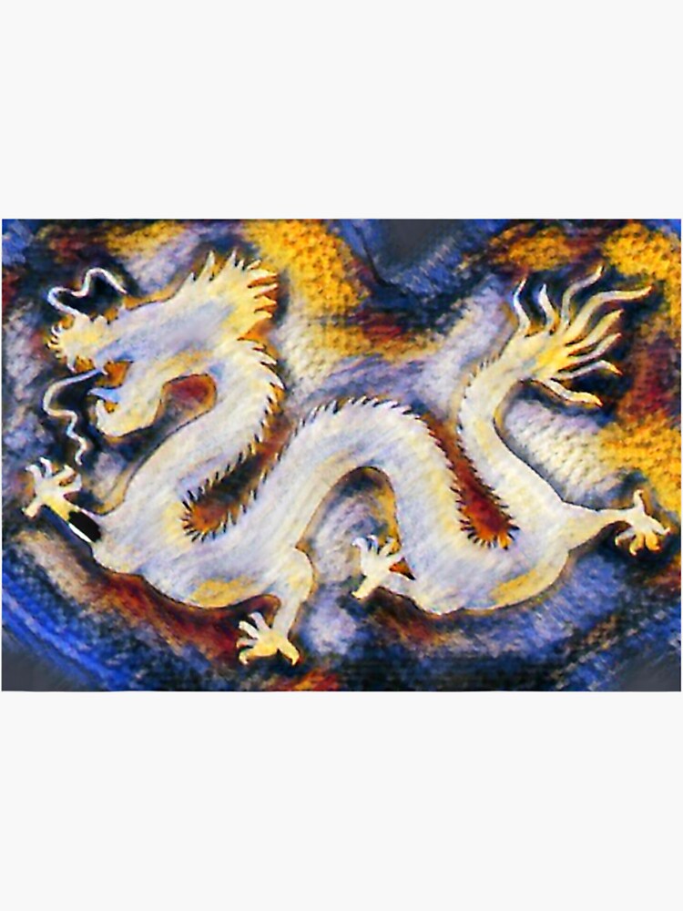 "Stylised Chinese Dragon Symbol Of Power, Strength And Luck" Sticker ...