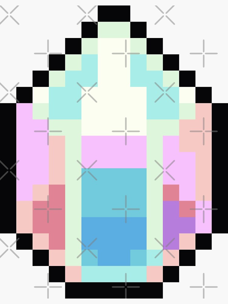 "Pixel Opal - Prism" Sticker for Sale by TofuPixel | Redbubble