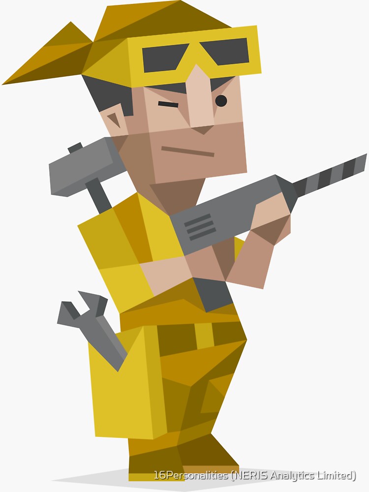 "Virtuoso Personality (ISTP-A / ISTP-T)" Sticker for Sale by ...