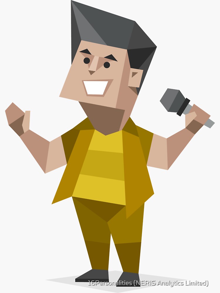 "Entertainer Personality (ESFP-A / ESFP-T)" Sticker for Sale by ...