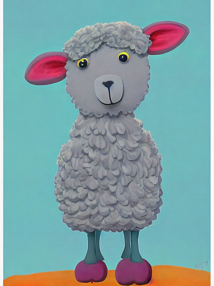 "Shaggy Sheep: Serena" Poster for Sale by clearforest | Redbubble