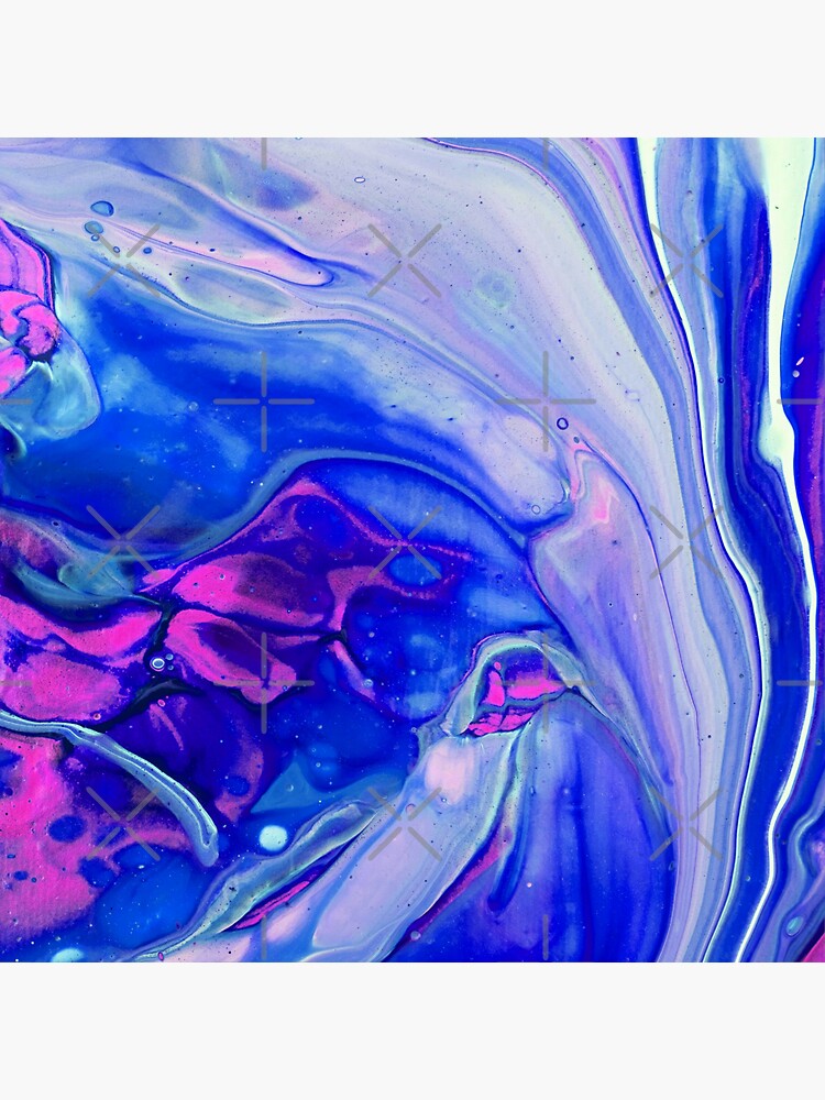 "Splash Flow Trippy Liquid Art | Trippy Art | Stoked Up Art" Sticker ...