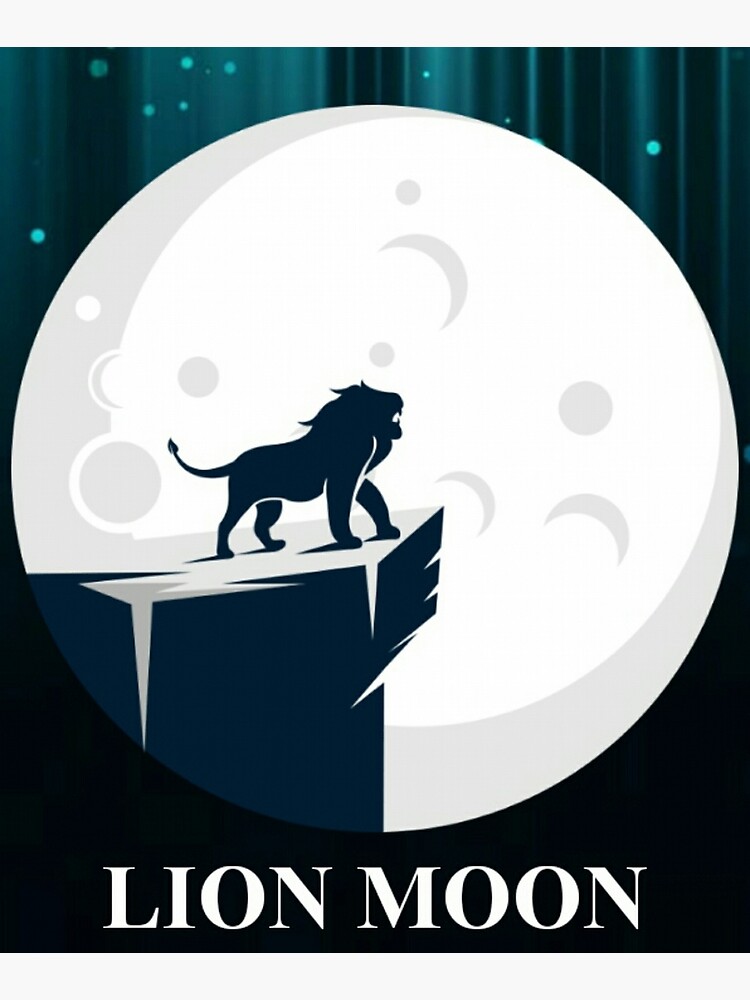 "Lion Moon 1" Poster for Sale by Benix | Redbubble