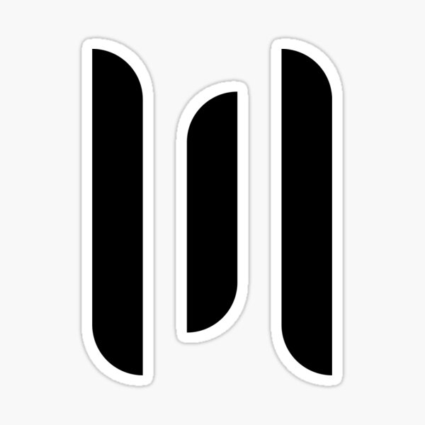 "Letter N Aesthetic" Sticker for Sale by Daesthetics | Redbubble