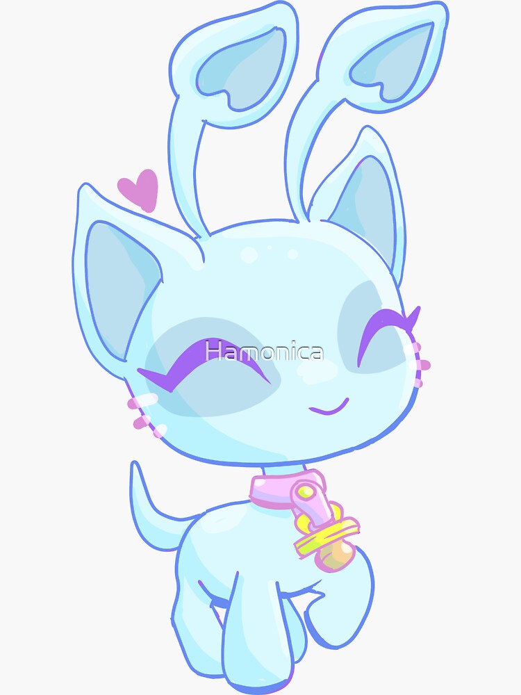 "Baby Aisha Neopet Cat" Sticker for Sale by Hamonica | Redbubble