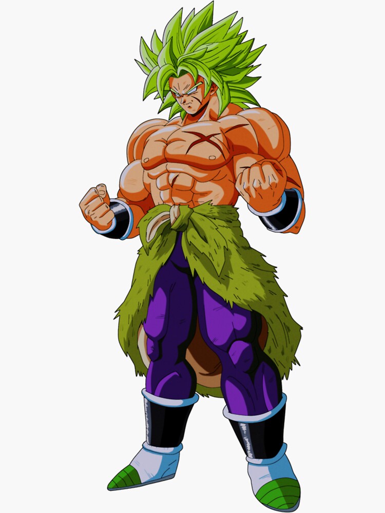 "Super broly " Sticker for Sale by ZORO-DESIGN | Redbubble