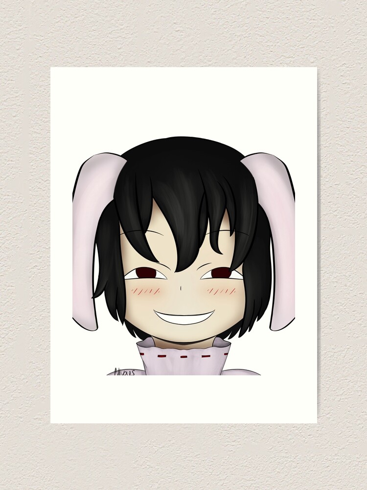"Touhou Project Tewi Inaba Anya Face" Art Print for Sale by NivousArts ...