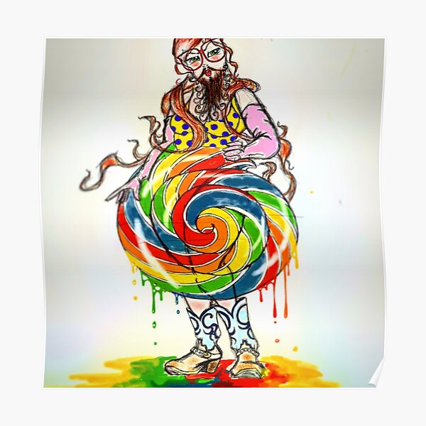 Bearded Lady Posters | Redbubble