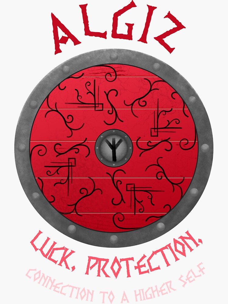 "Algiz rune, luck protection and a connection to a higher self. viking ...