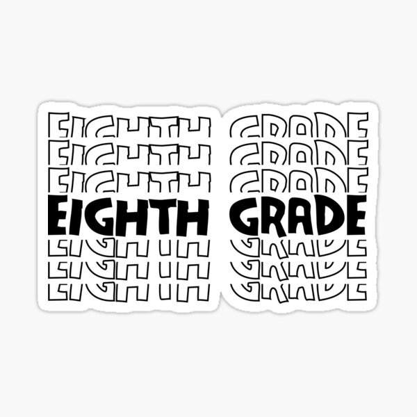 "Team eighth grade" Sticker for Sale by TheCoolPhantom | Redbubble