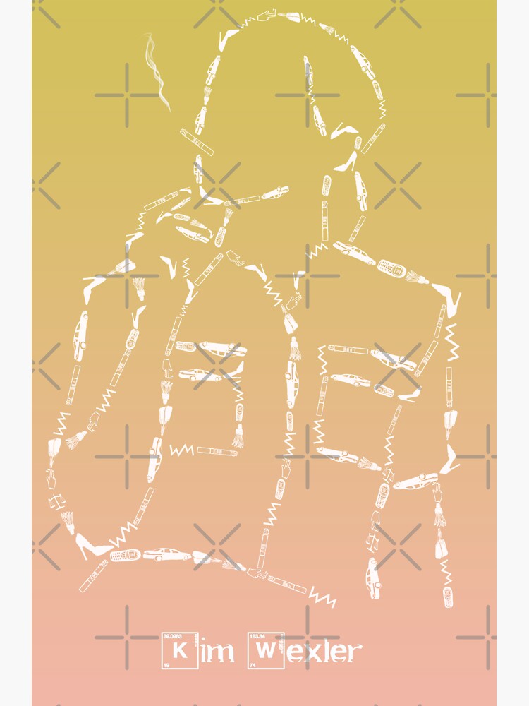 "kim" Sticker for Sale by AloLevin | Redbubble