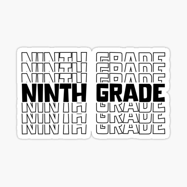 "Team ninth grade" Sticker for Sale by TheCoolPhantom | Redbubble