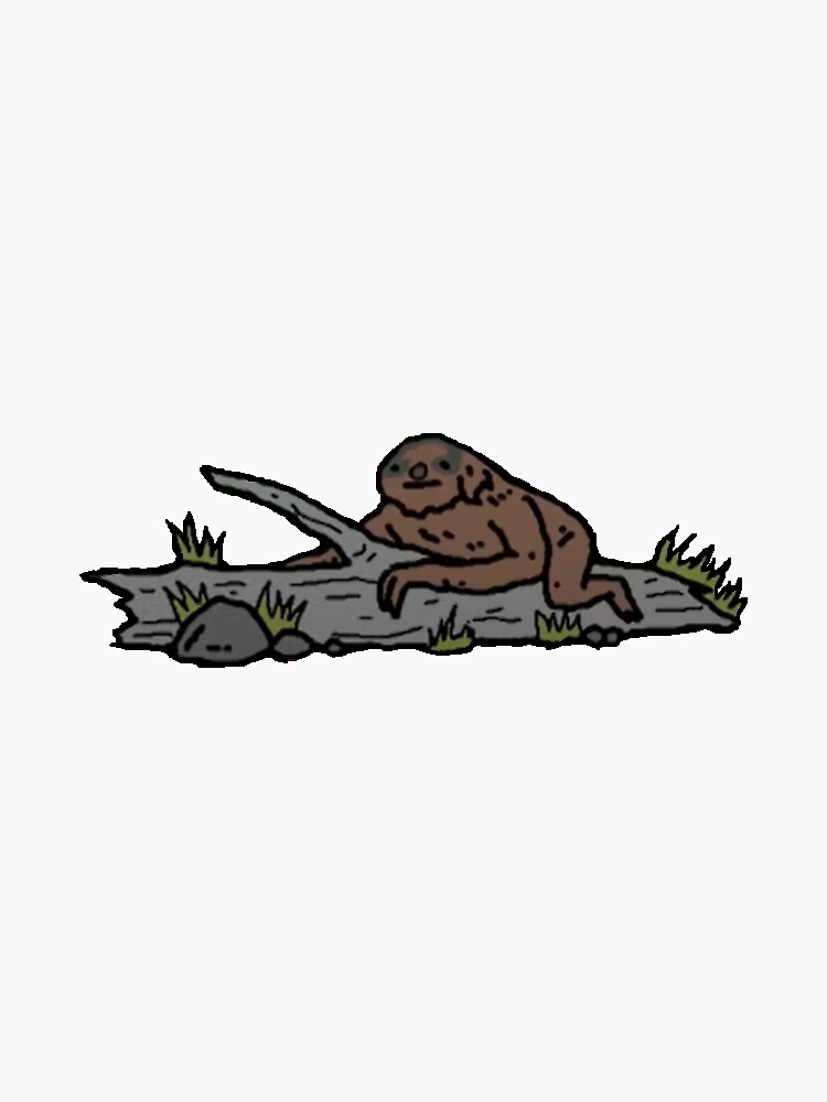"Badoing Sloth from Sassy the Sasquatch" Sticker for Sale by ...