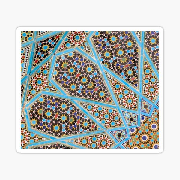 "Moroccan art 9" Sticker for Sale by thamishop1 | Redbubble