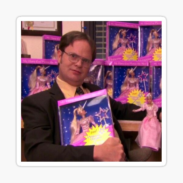 "The office Dwight Schrute unicorn princess the office Christmas ...