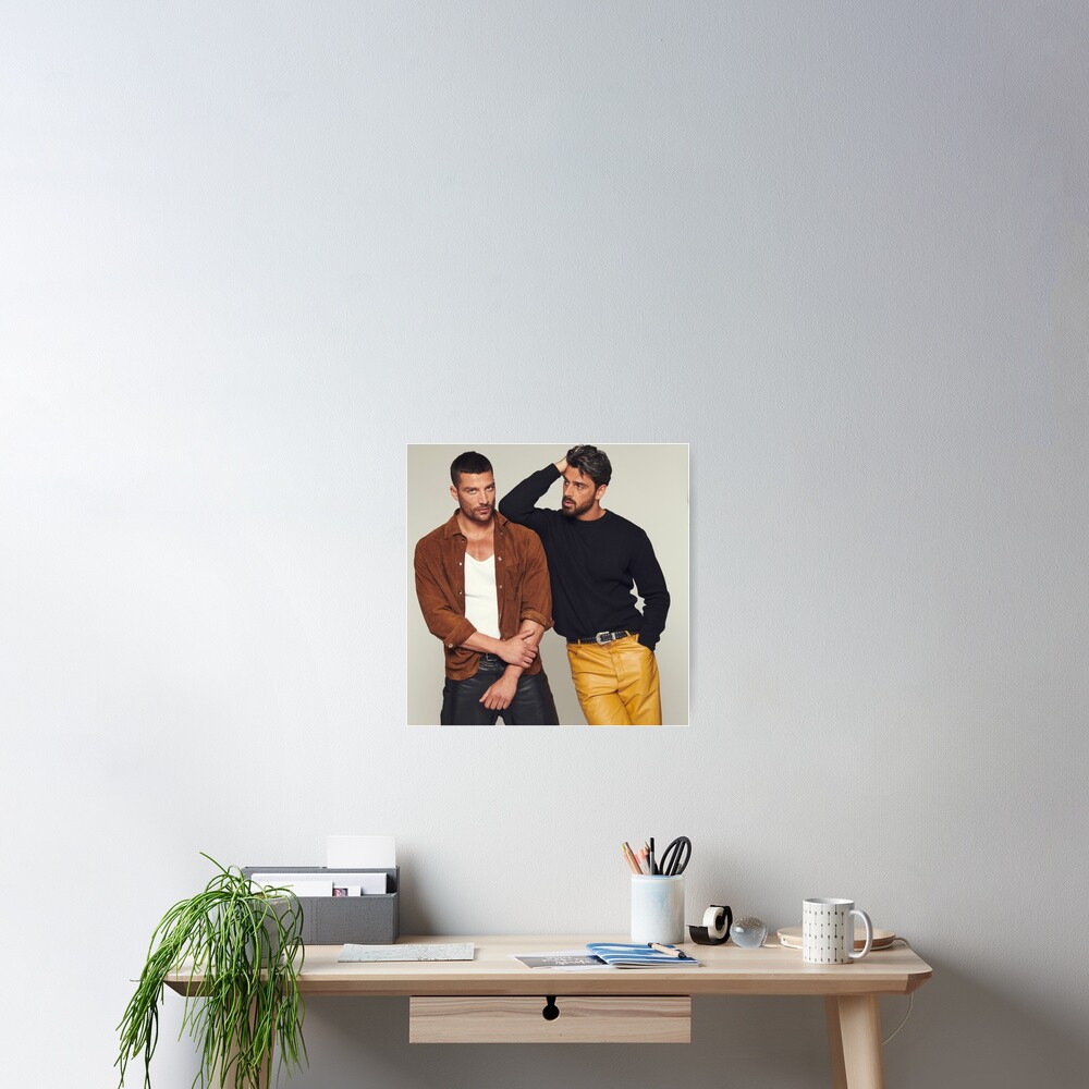 "Michele Morrone And simone" Poster for Sale by Achrafelgrande | Redbubble