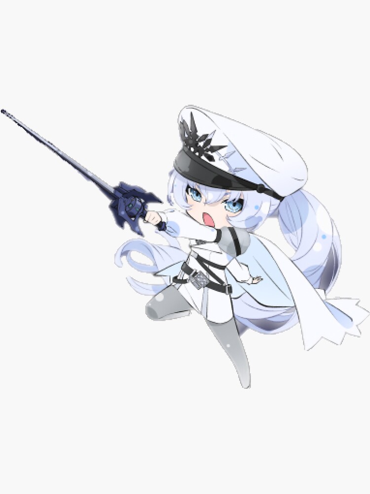 "R W B Y W E I S S S C H N E E IQ Chibi" Sticker for Sale by ...