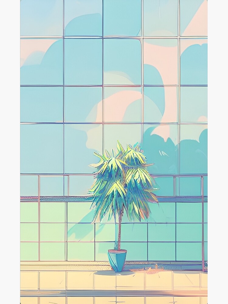 "90s Nostalgia Retro Vaporwave Fantasy Futuristic Retro Landscape ...