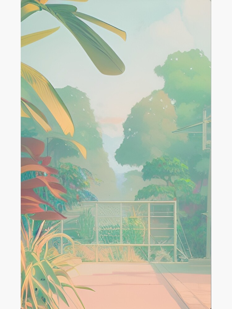 "90s Nostalgia Retro Vaporwave Fantasy Futuristic Retro Landscape ...