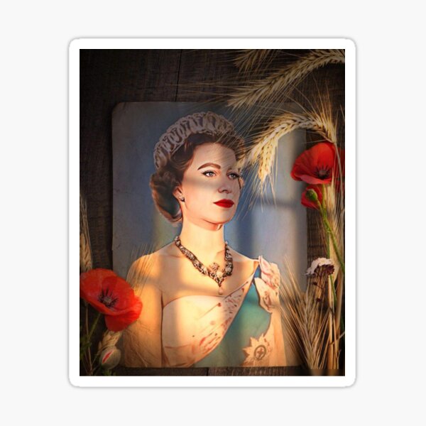 "Qween Elizabeth, young Qween Elizabeth " Sticker for Sale by ...