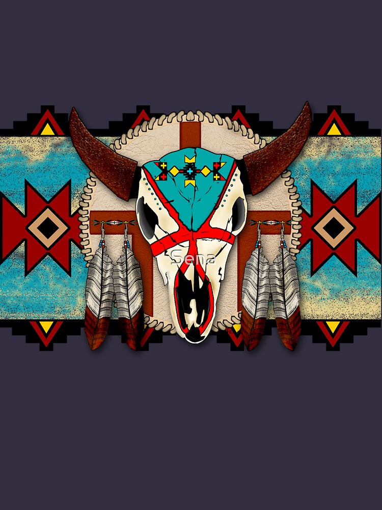 "Buffalo Spirit" T-shirt for Sale by Sena | Redbubble | culture t ...