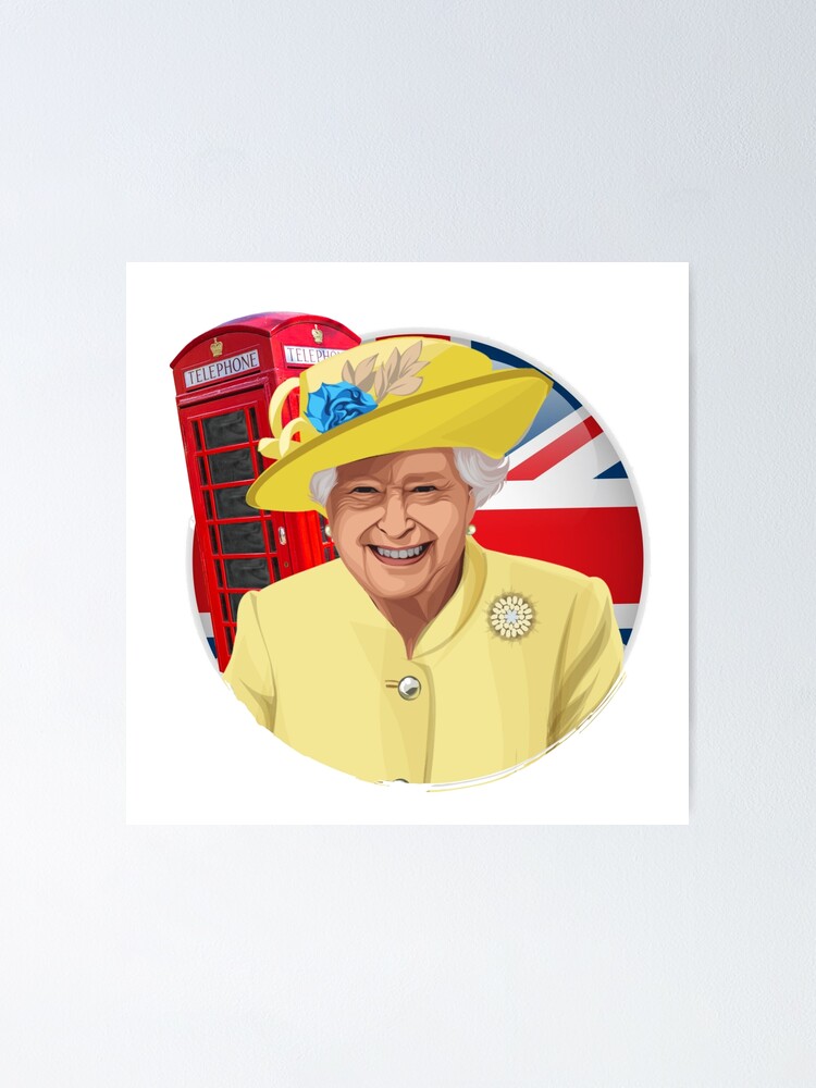 "Rip British Queen Elizabeth 2 Alexandra Mary" Poster for Sale by ...