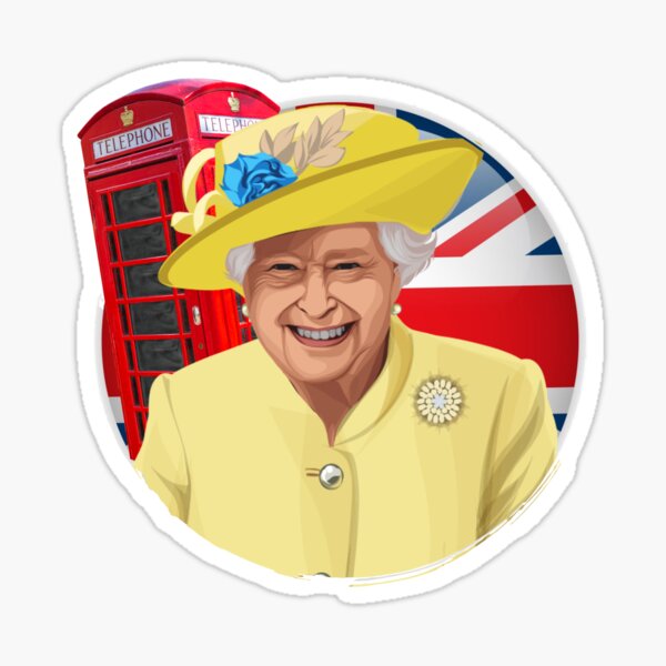 "Rip British Queen Elizabeth 2 Alexandra Mary" Sticker for Sale by ...