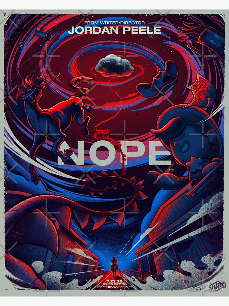 "Nope movie " Sticker for Sale by Aeyssa | Redbubble