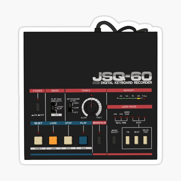 "JSQ-60 Polyphonic Sequencer" Sticker for Sale by GoodnRich | Redbubble