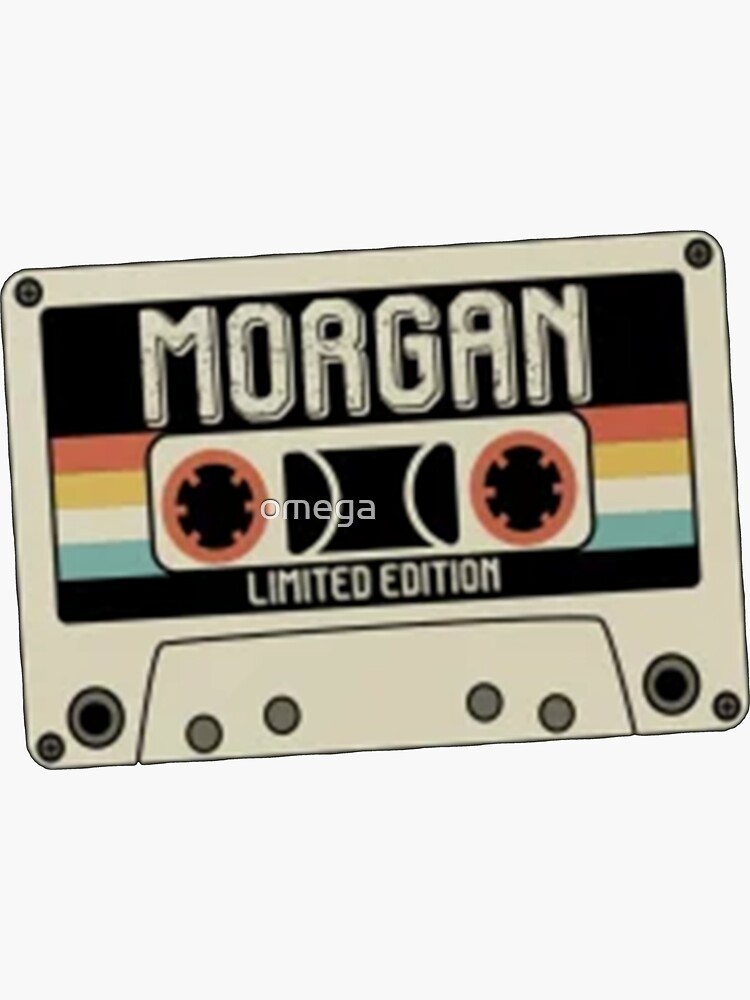 "morgan" Sticker for Sale by omega36 | Redbubble