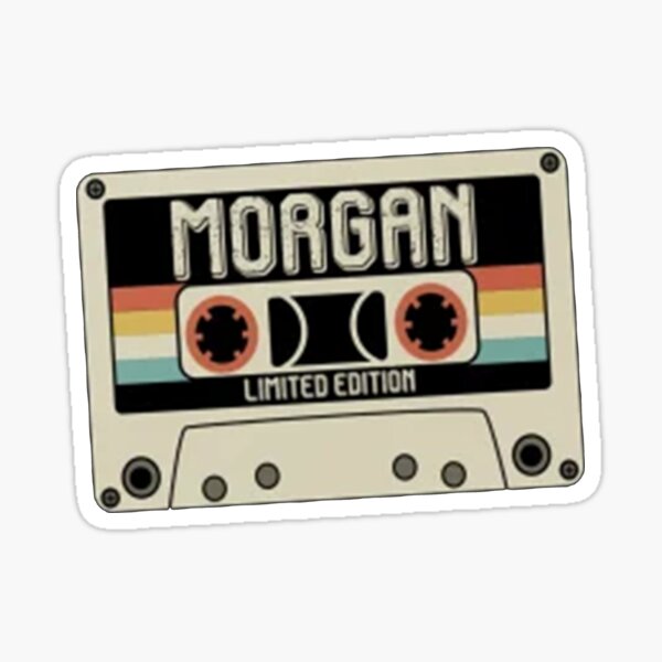 "morgan" Sticker for Sale by omega36 | Redbubble