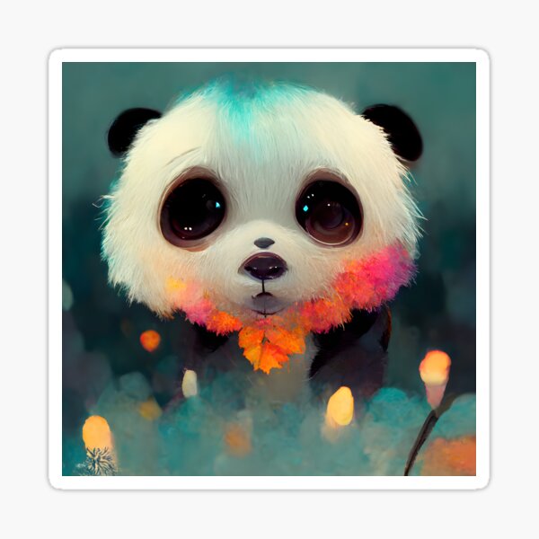 "Big Eyes" Sticker for Sale by Foodcolored | Redbubble