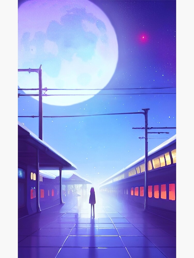 "The midnight train" Poster for Sale by misterotter | Redbubble