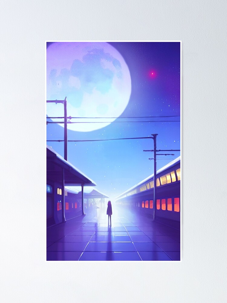 "The midnight train" Poster for Sale by misterotter | Redbubble