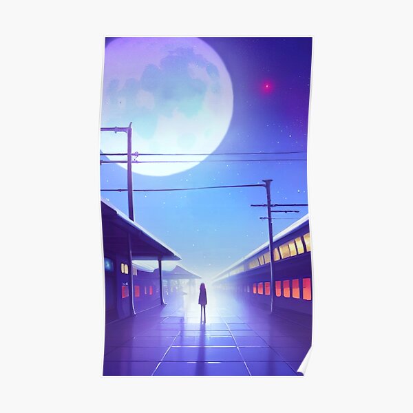 "The midnight train" Poster for Sale by misterotter | Redbubble