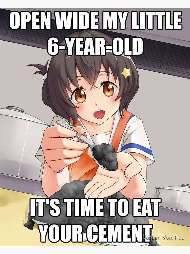 "Funny anime meme text based sticker" Sticker for Sale by ...